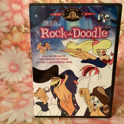 Rock-A-Doodle (DVD, 2005) 1990 Like New Free Shipping Fun Kids Movie ...