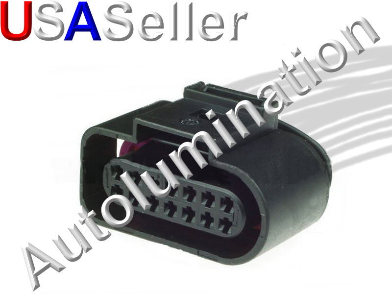 Connector Audi VW Golf Jetta Porsche Bentley 6X0973717 14 Pin Position ...
