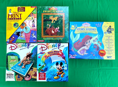 Disney's Magic Artist Studio,Tarzan Mulan The Lion King Print Studio ...