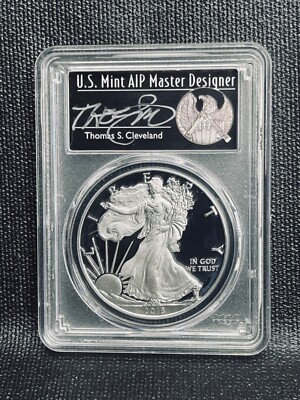 2018-W SILVER EAGLE CONGRATULATION SET PCGS PR70DCAM FDOI THOMAS ...