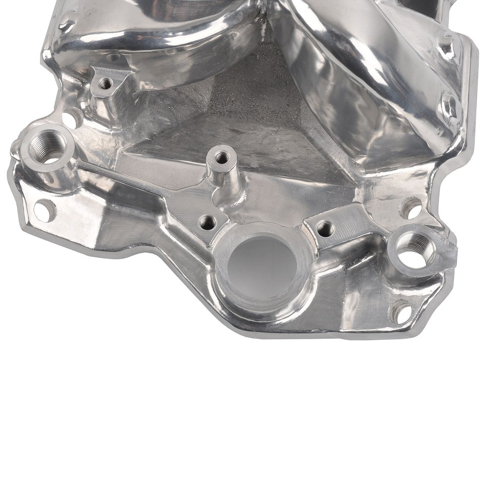 1957-1995 SBC Chevy 350 400 Polished Aluminum Dual Plane Air Gap Intake ...