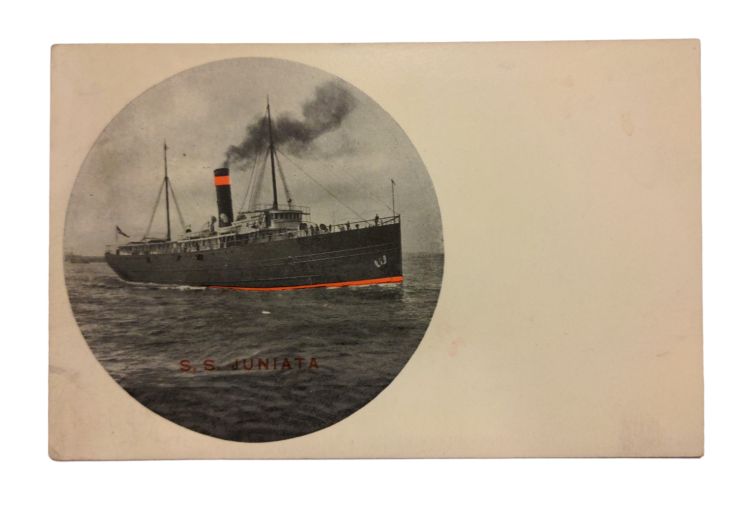 Steamship SS Juniata Antique Postcard Undivided Back | eBay