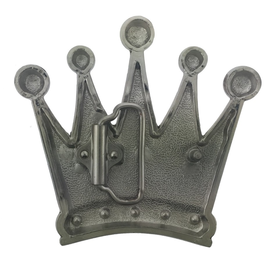 Iced Out Crown Belt Buckle Bling Bride Multicolored Metal Princess ...