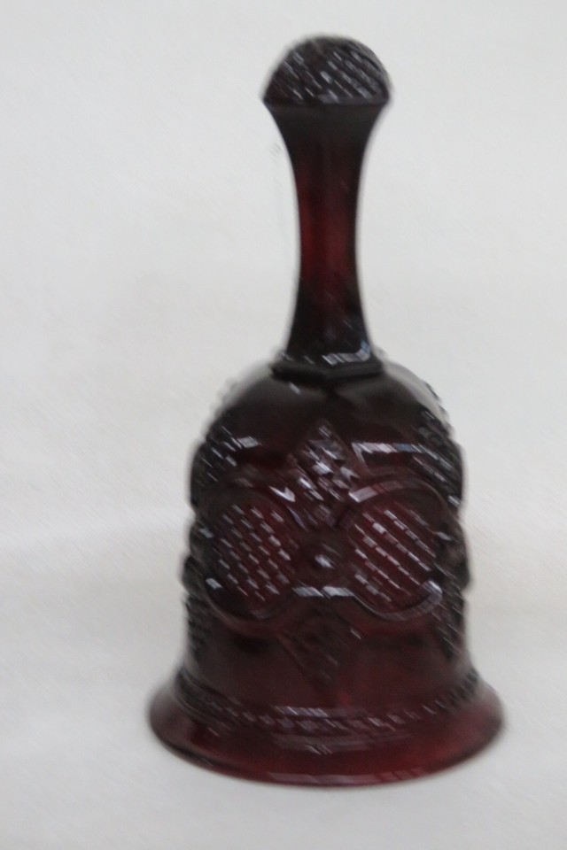 Avon Cape Cod Collection Ruby Red Glass Hostess Bell 4078B | eBay