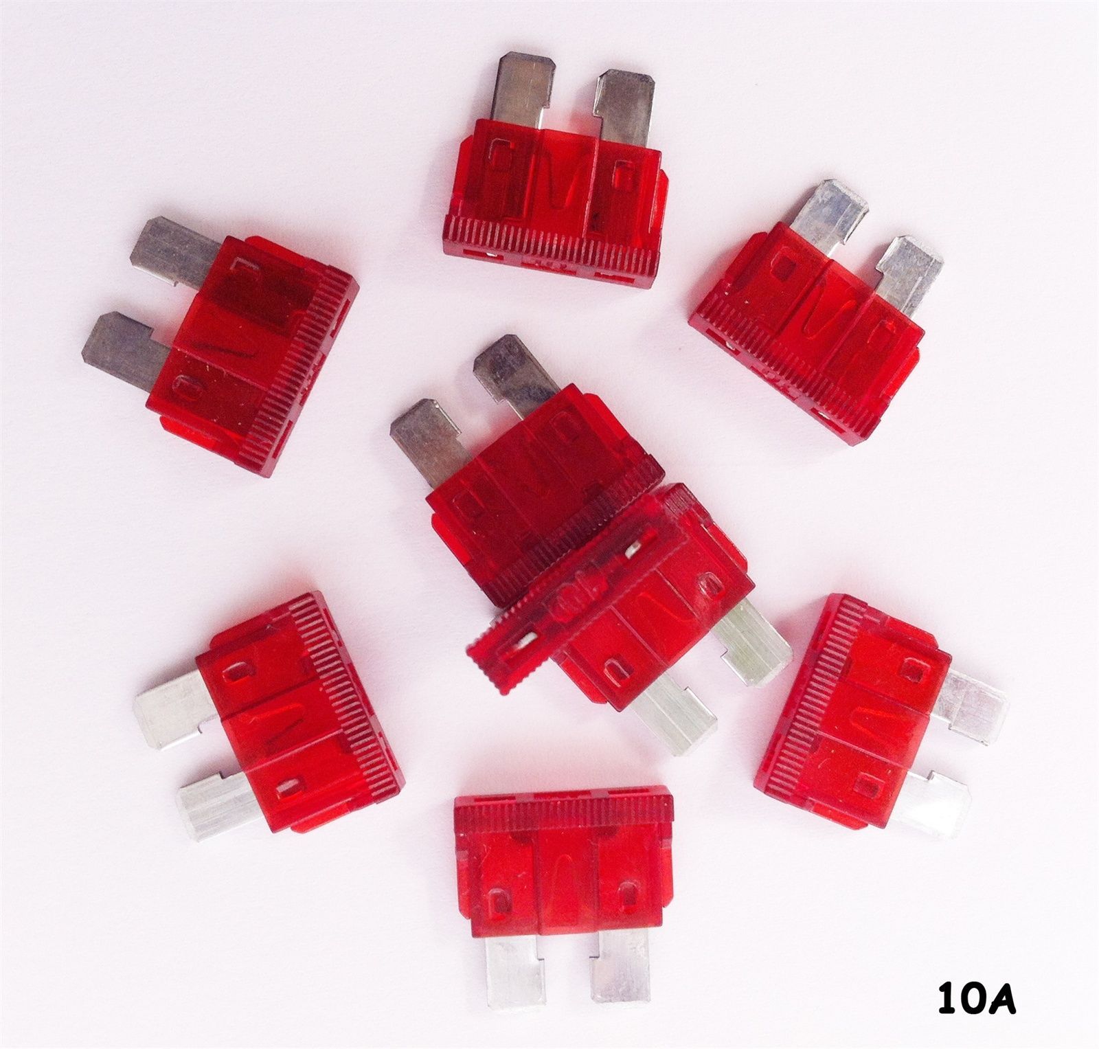 50PCS 10/20/40Amp Blade Fuse Kit Assortment Auto Car Truck Motorcycle ...