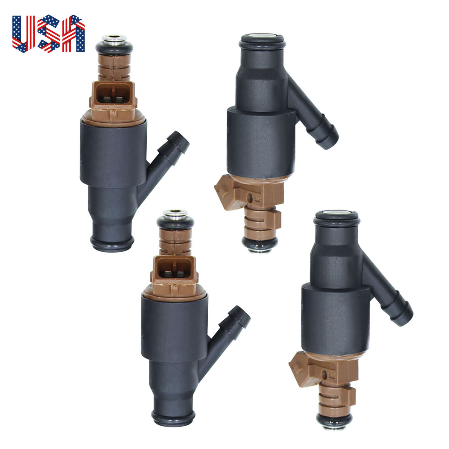 4Pcs Fuel Injector Fit for BMW 318i 318is Z3 318ti 1.8 1.9 13641247196 ...