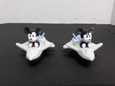 Mickey Mouse McDonald's Happy Meal Mission Space Jet Vehicle Toys Lot ...