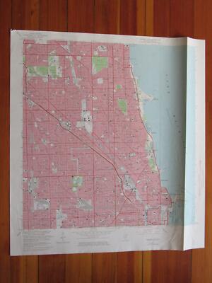 Chicago Loop Illinois 1973 Original Vintage USGS Topo Map | eBay