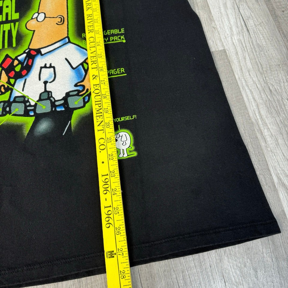 Vintage 90s Dilbert Dominate Tech Geek T-Shirt Comic Size Large | eBay