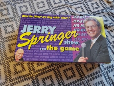 Jerry Springer Show The Game - Vintage Adult TV Board Game - BRAND NEW ...