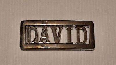 DAVID Custom Personalized Name Belt Buckle -Put your name or word on ...
