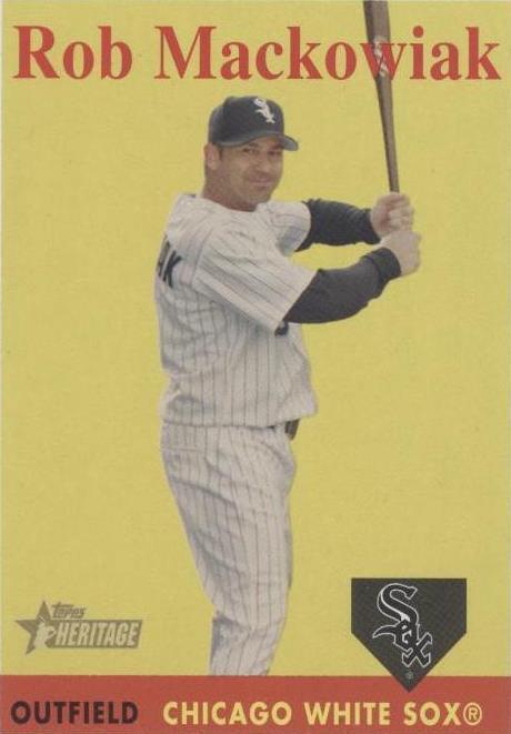 2007 Topps Heritage - Rob Mackowiak #11 Yellow Team Name for sale online | eBay