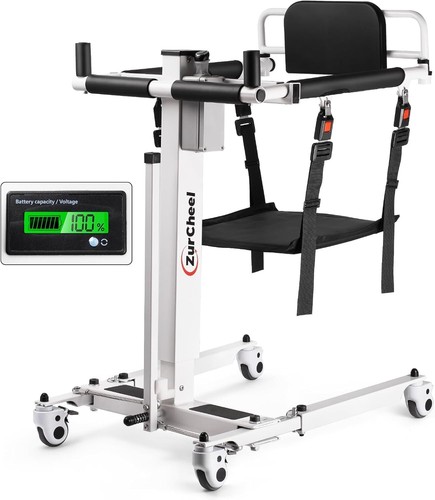 Electric Patient Lift Transfer Chair Lift for Home, Portable Commode ...