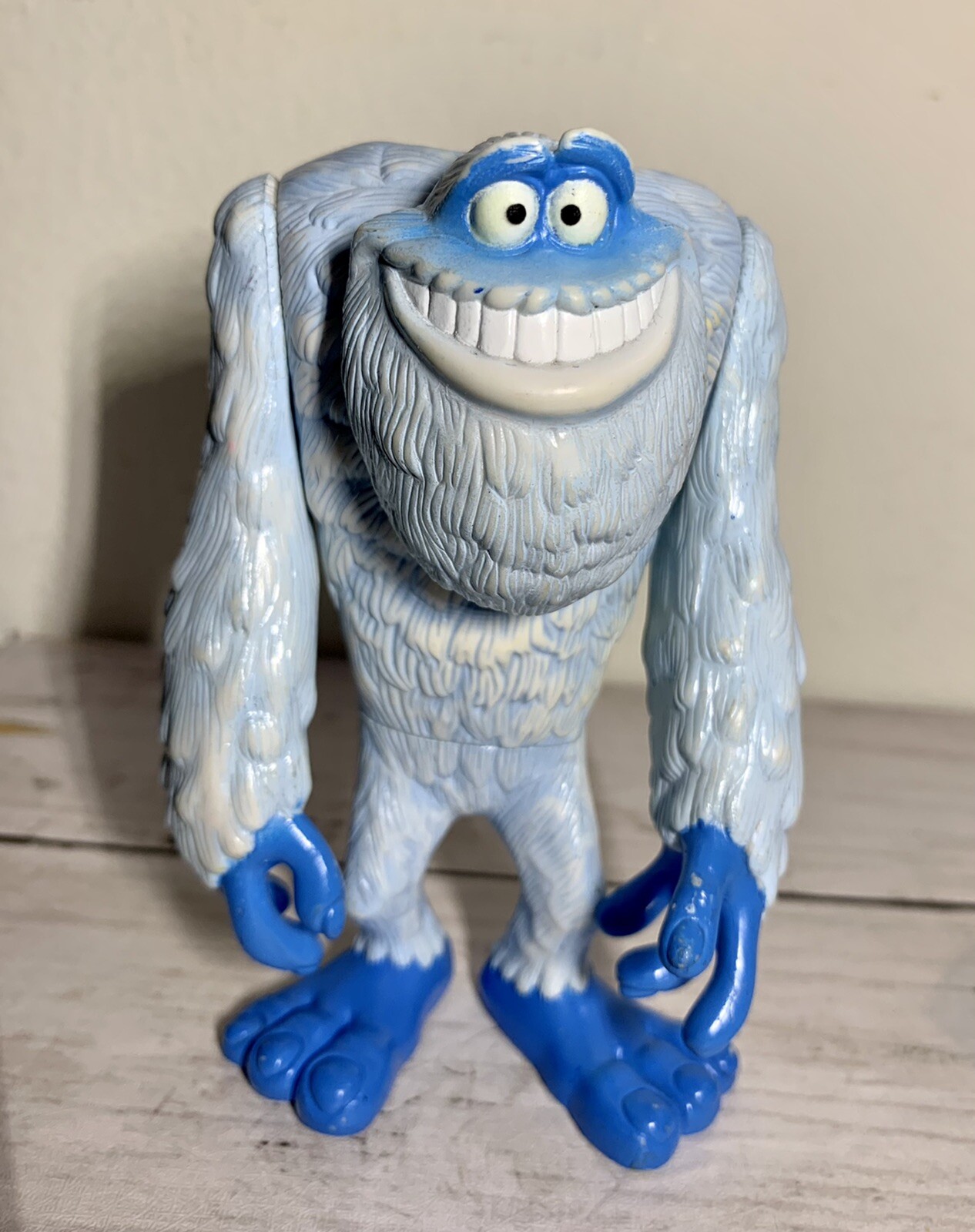 DISNEY PIXAR MONSTERS INC YETI 4.5" FIGURE ABOMINABLE SNOWMAN MCDONALDS ...