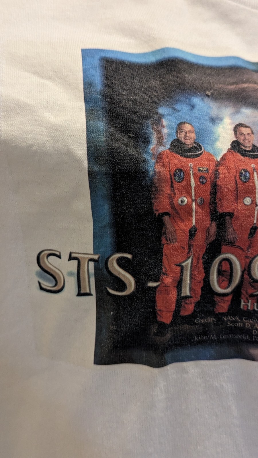 Vtg Space Shuttle Columbia STS-109 Hubble Mission M T Shirt NASA NOS | eBay