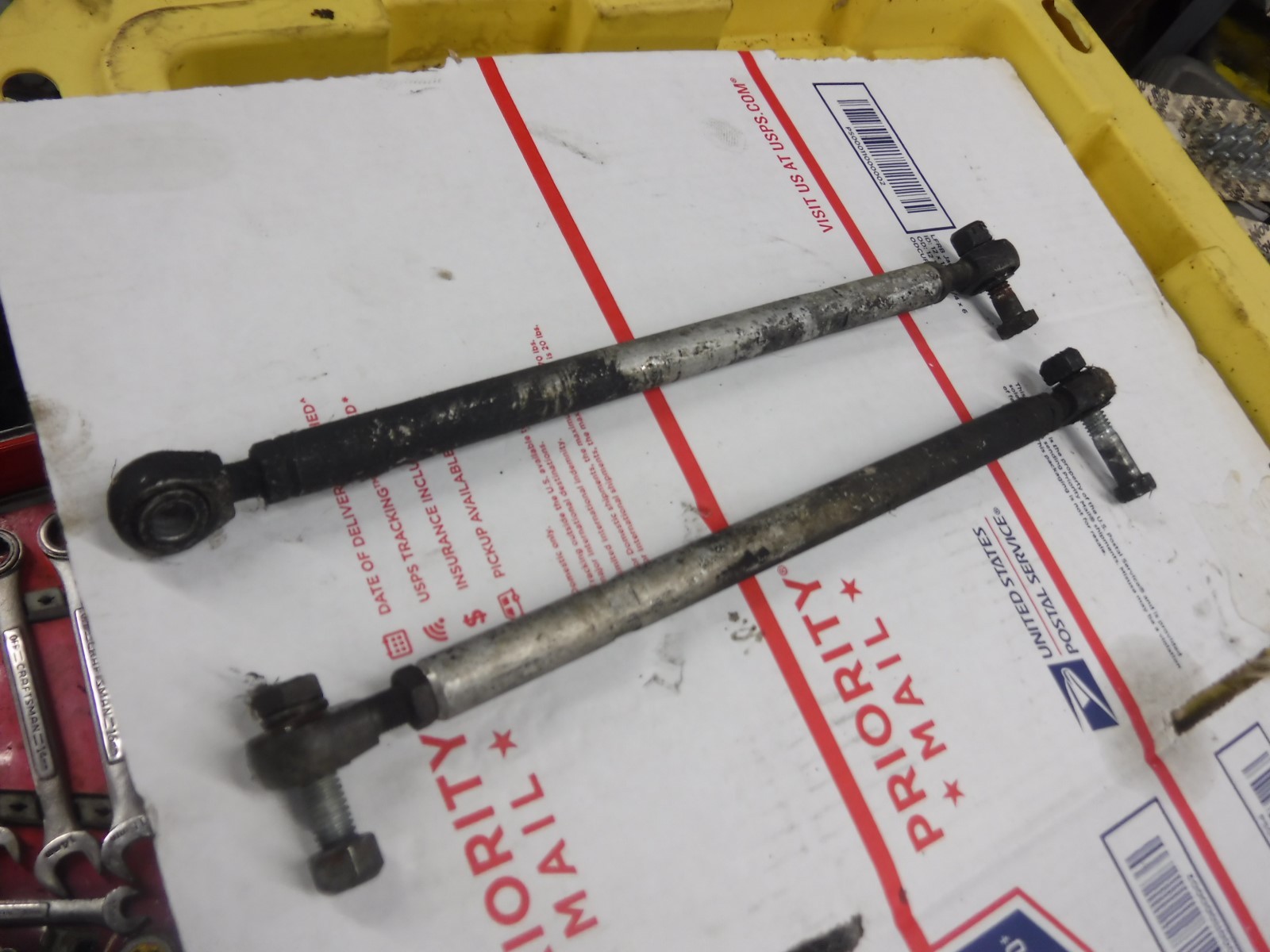 1975 John Deere JDX 4D-340 snowmobile parts: BOTH STEERING TIE RODS | eBay