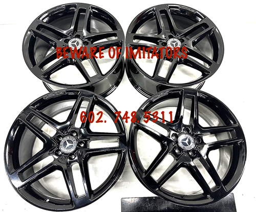 20" G63 AMG STYLE 5 DOUBLE SPOKE WHEELS FITS MERCEDES W463 GLC GLS ...