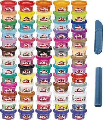NEW Play-Doh Ultimate Color Collection 65-Pack of Modeling Compound ...
