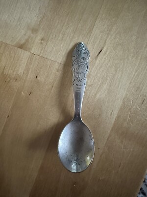 Vintage Mickey Mouse Spoon Child’s Silver Kids Utensil WM Roger’s And ...