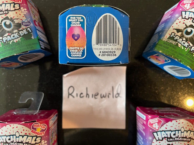 (5X) HATCHIMALS ColleGGtibles Series 4-Factory sealed Hatch Bright ...