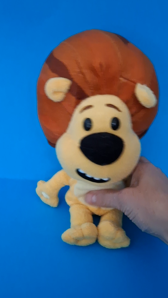 TALKING RAA RAA THE NOISY LION TOMY SOFT TEDDY TOY PHRASES 26CM HIGH ...
