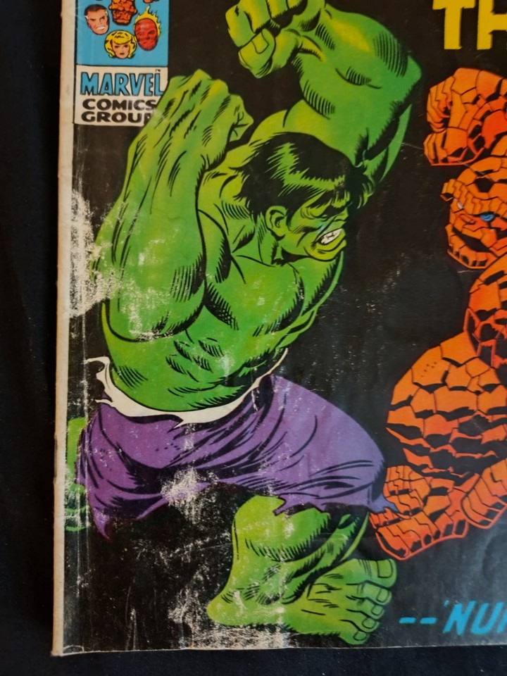 Fantastic Four #112 (1971) — Hulk vs Thing Classic Cover — Low Grade ...