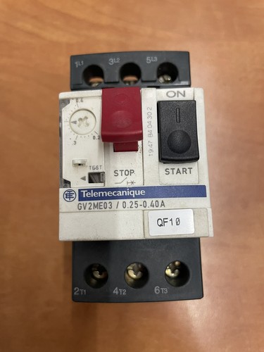 Telemecanique Moteur Disjoncteur GV2ME03 0.25-0.4 Amp, 3-Phase | eBay