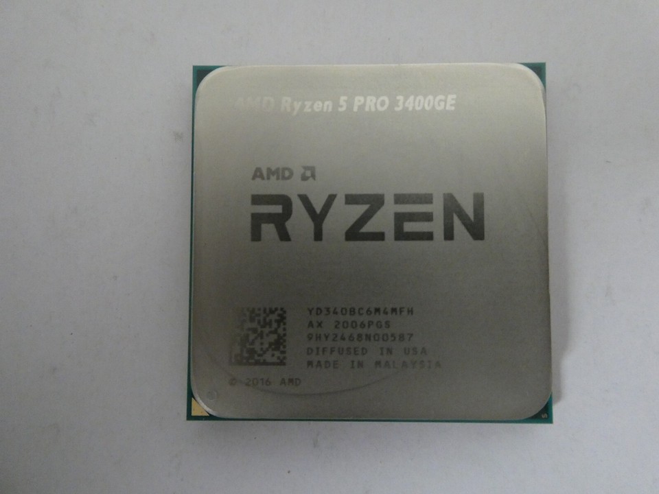 AMD Ryzen 5 Pro 3400GE 3.30GHz CPU Processor Quad Core YD340BC6M4MFH | eBay
