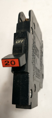 Federal Pacific 20 Amp 1 Pole Type NA Circuit Breaker Stab-lok Thin ...