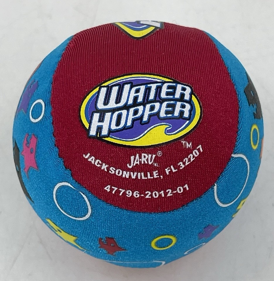 JA-RU Inc Water Hopper Splash Fun 1pc Red Blue & Black Skips Across ...
