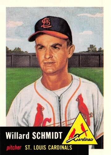 1991 Topps Archives #168 Willard Schmidt 1953 St. Louis Cardinals | eBay