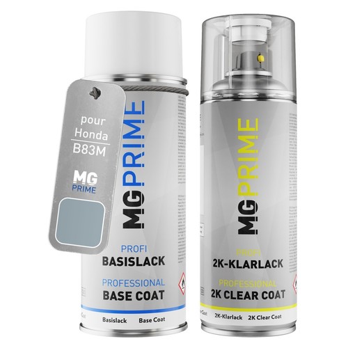Peinture Voiture kit bombe aérosol 2C pour Honda B83M Iceberg Silver ...