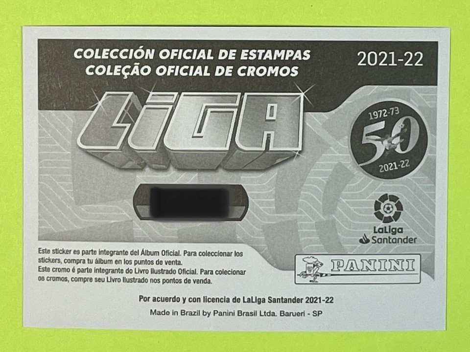 Paulo Futre La Liga Panini Sticker 2021-22 Brazil Version | eBay