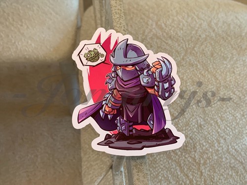 Teenage Mutant Ninja Turtles Shredder Sticker Decal Sign Chibi Movie | eBay