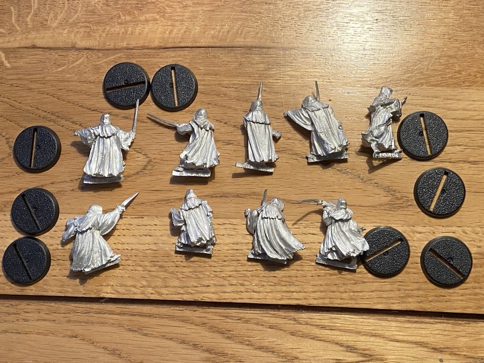 Ringwraiths Nazgul Original Metal OOP X9 Lord of the Rings Mesbg | eBay