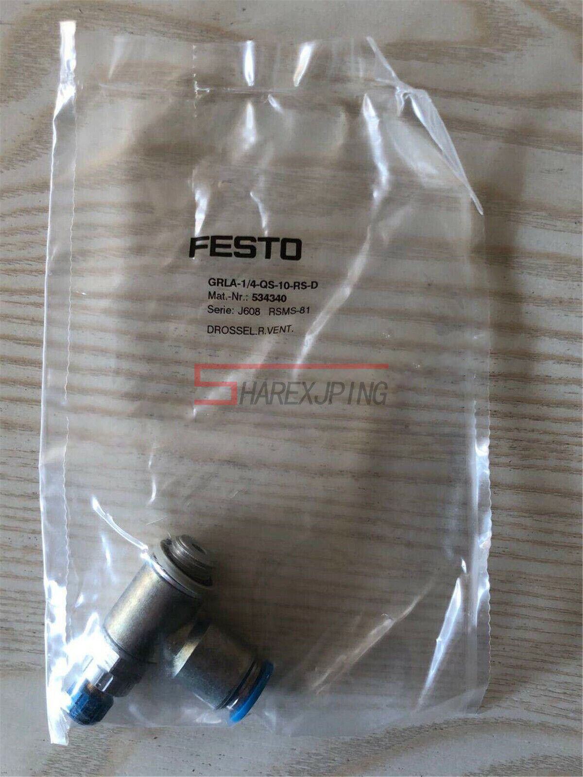 ONE NEW FESTO GRLA-1/4-QS-10-RS-D 534340 Gas fitting | eBay