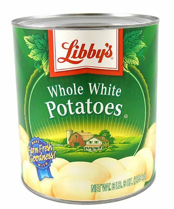 Libbys Whole White Potatoes - no. 10 can, 6 cans per case | eBay