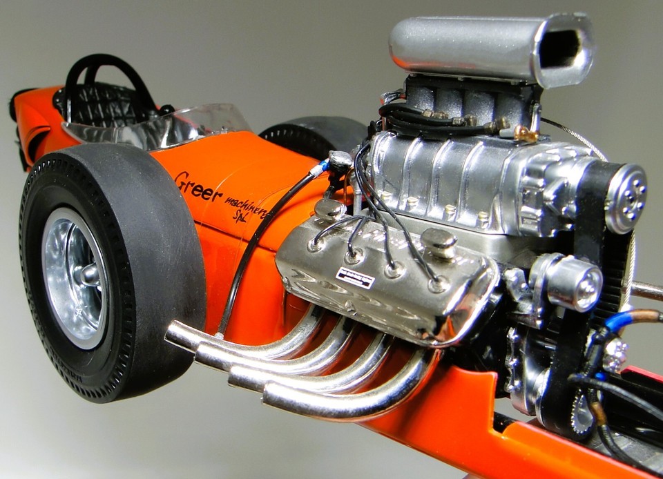 Dragster with Chevrolet 55Chevy57 Corvette V8Engine 1963 Hot Rod 1 ...