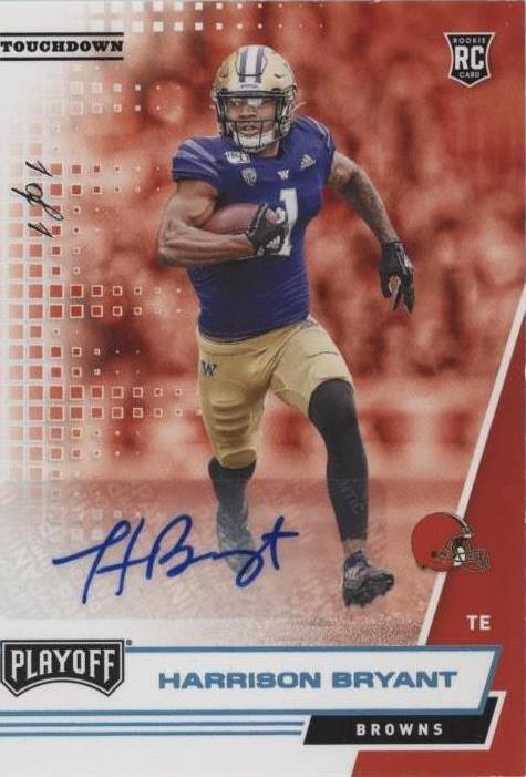2020 Panini Playoff - Rookies Harrison Bryant, Hunter Bryant #270 Touchdown Autographs Hunter ...