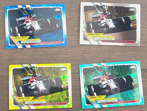 2021 Topps Chrome Sapphire F1 KIMI RAIKKONEN Rainbow LOT - Formula 1 | eBay