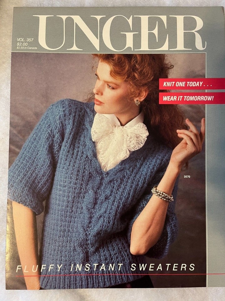 Vintage Knit & Crochet Sweater Pattern Books and Leaflets - Adult ...