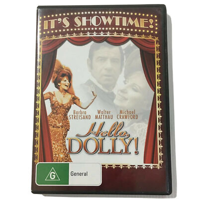 Hello Dolly DVD 1969 Region 4 Barbra Streisand Walter Matthau Michael ...