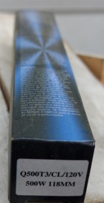 EIKO Q500T3/CL/120V 500W Base Double Ended Quartz Halogen Bulbs | eBay