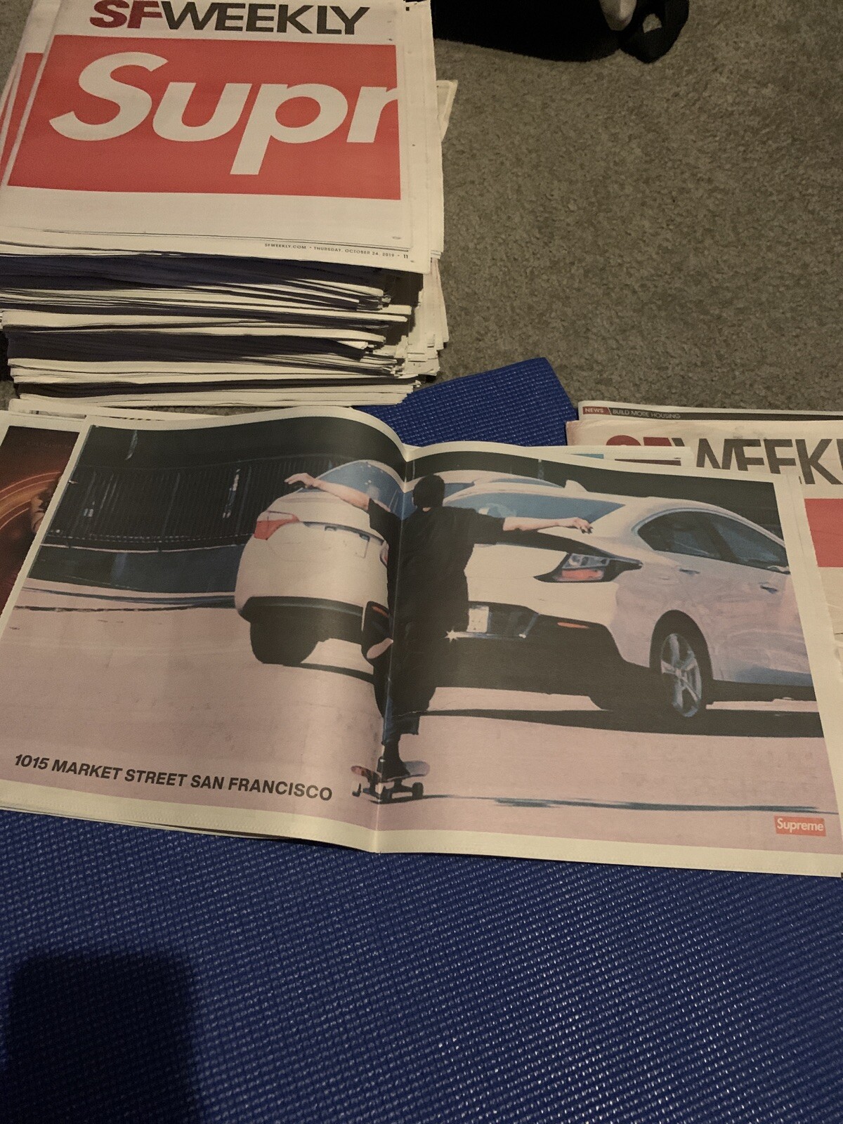 SUPREME NEWSPAPER - SF WEEKLY San Francisco Weekly - October 24th | eBay