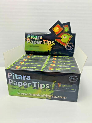 DISPLAY BOX PITARA 100% RECYCLED Raw Paper Filter Tips Cigarette ...