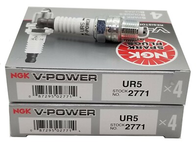8 Plugs NGK SPARK PLUGS 2771/UR5 V-POWER | eBay