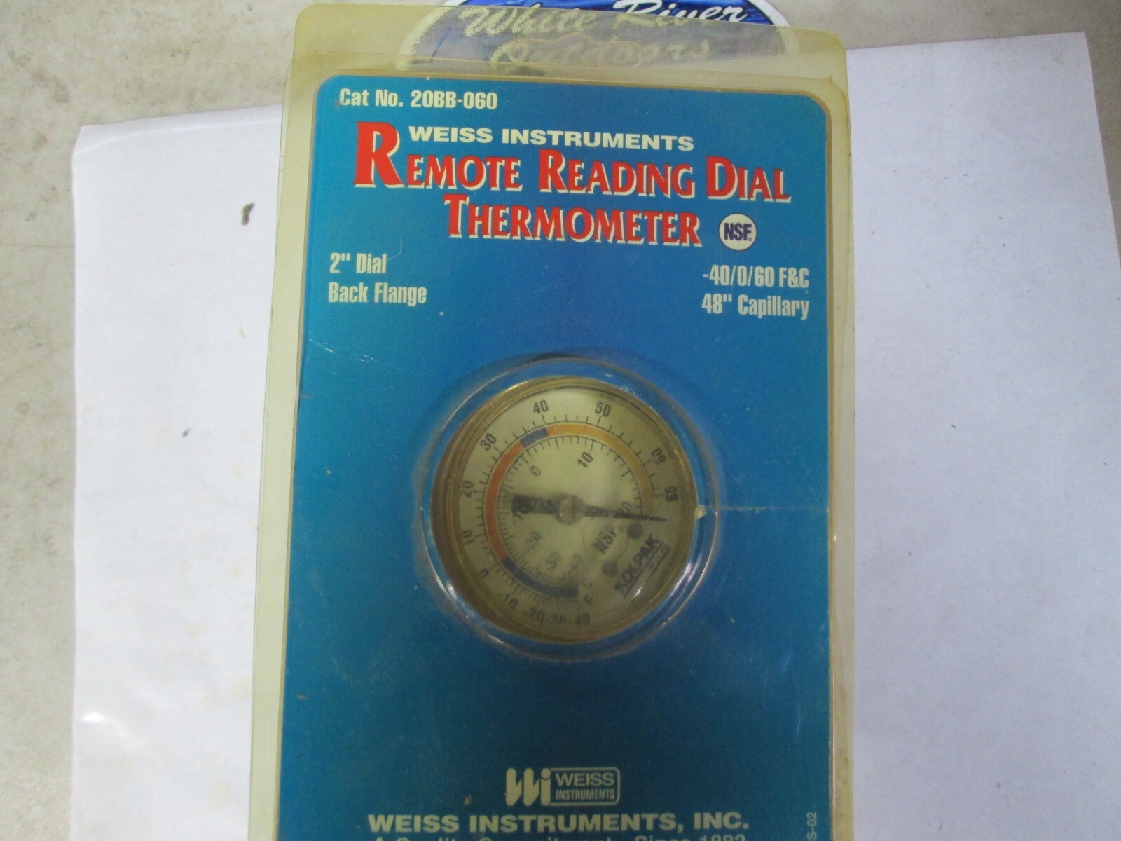 Weiss Instruments Vapor Thermometer 2", 20BB-060 NOS | eBay