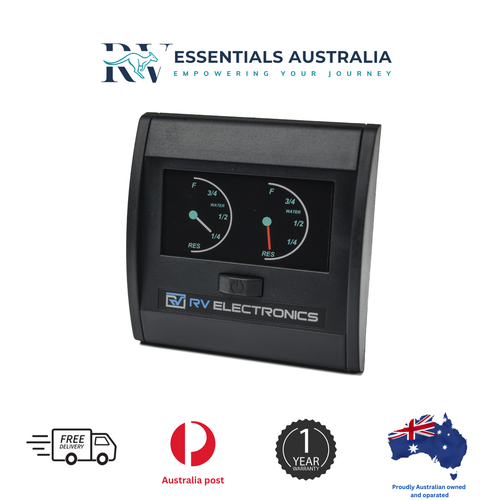 RV Electronics Double Water Tank Gauge Level Indicator CARAVAN Camper ...