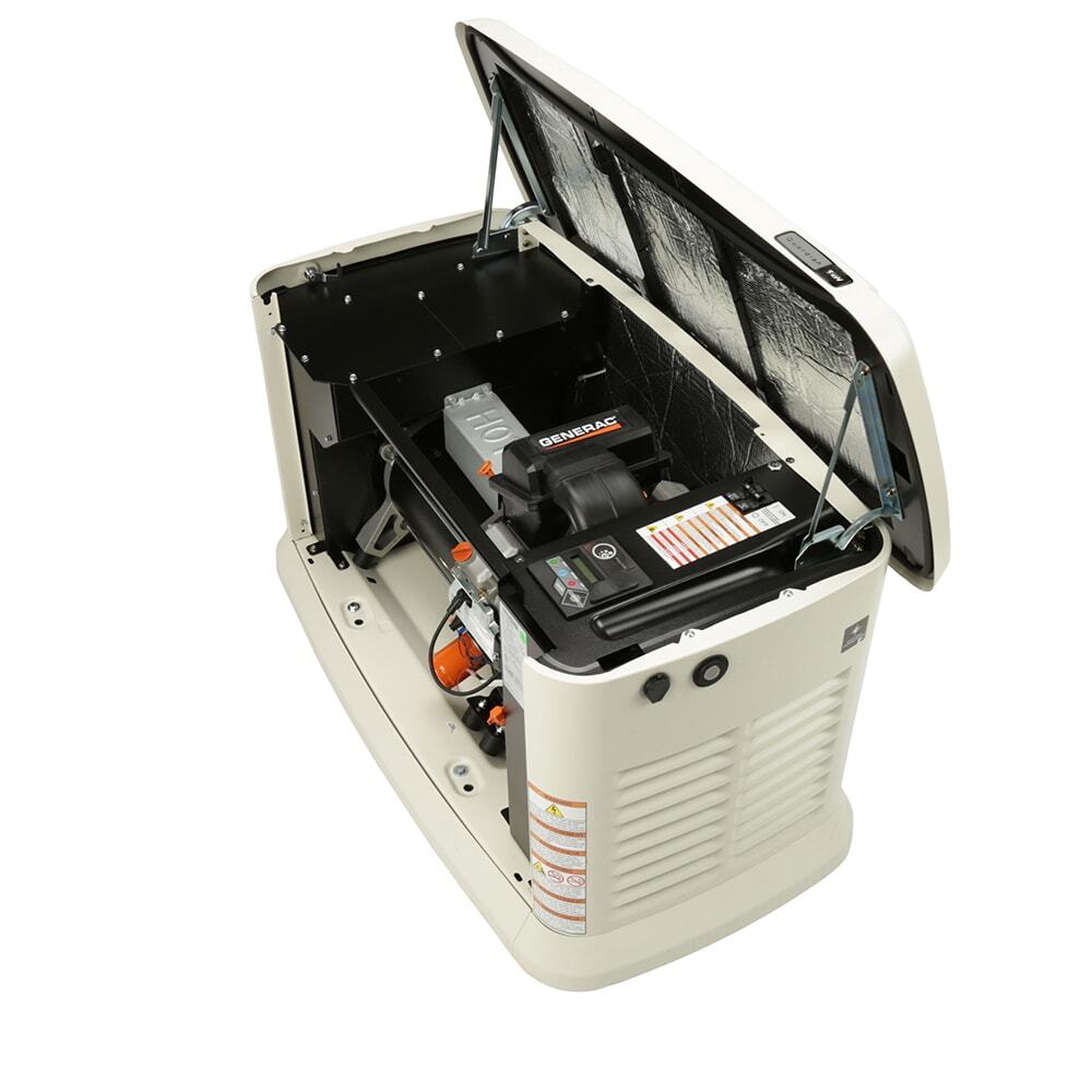 Generac Guardian® 10kW Aluminum Standby Generator System (100A Service ...