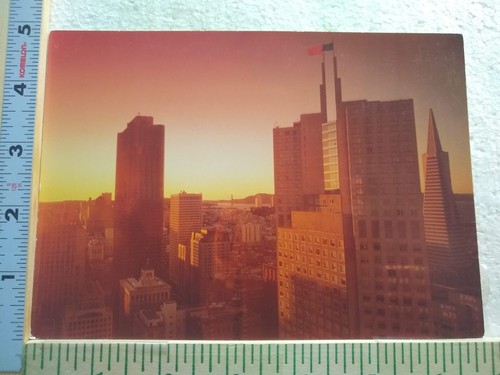 Postcard Sunset Scene City Skyline San Francisco California USA | eBay
